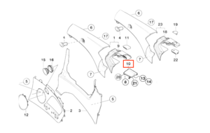 BMW E46 Convertible Top Cover Flap Trim Right Or Left 51437022397 ...