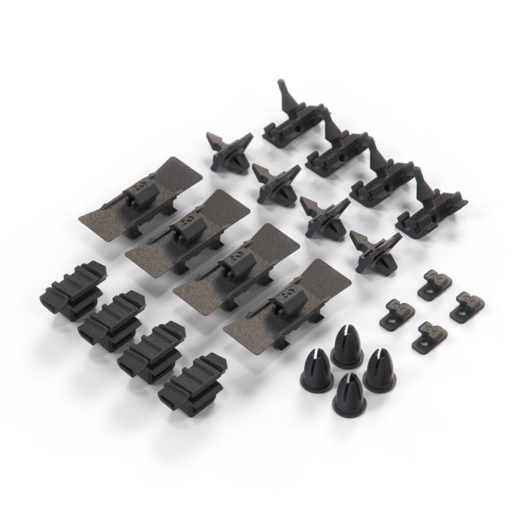 W124 AMG a set of strip mounting clips repair kit (24 clips), Mercedes ...