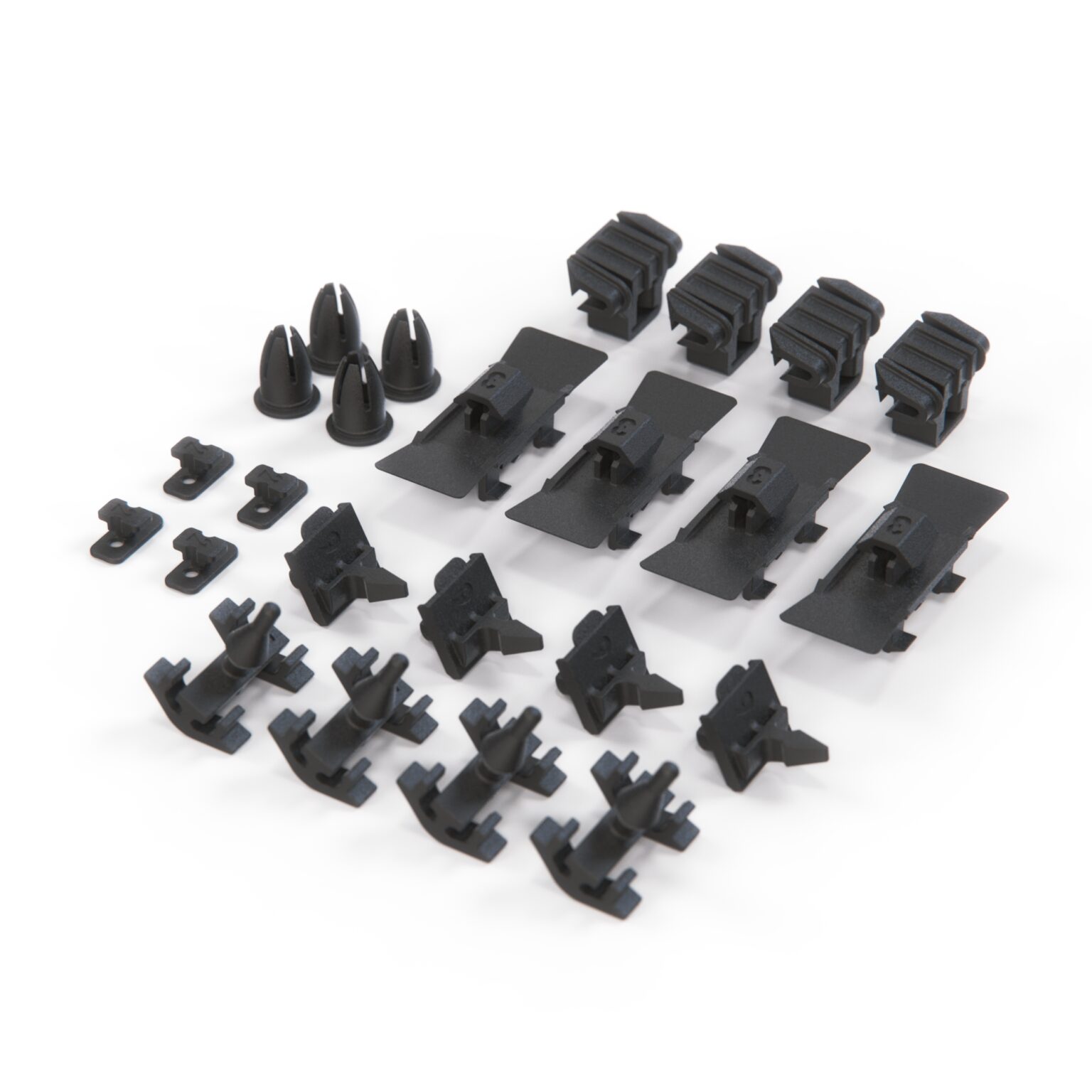 W124 AMG a set of strip mounting clips repair kit (24 clips), Mercedes ...