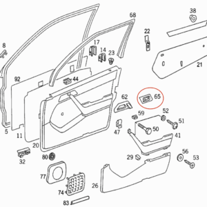 Mercedes-Benz CLK W209 AMG Front Bumper Flap Cover Right or Left Primed ...