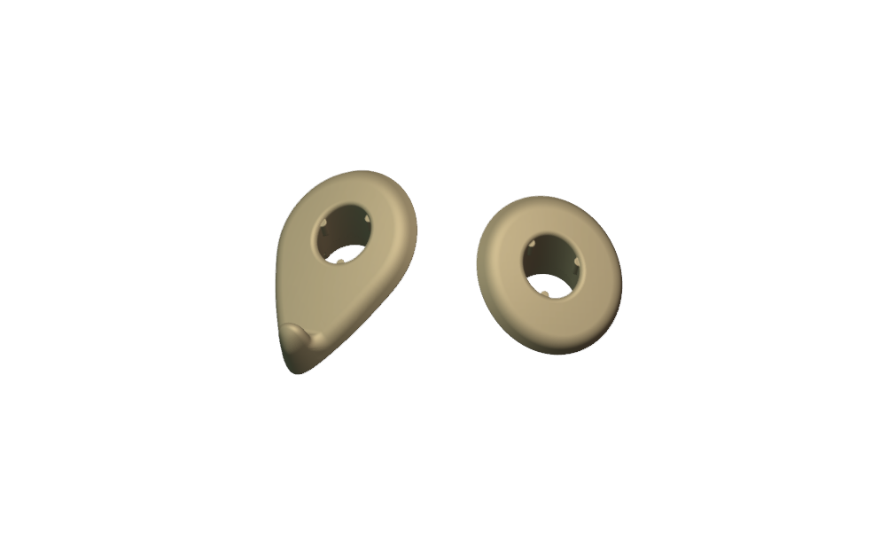 R230 Headrest Restraint Trim Ring tube Left And Right A2159700041 ...