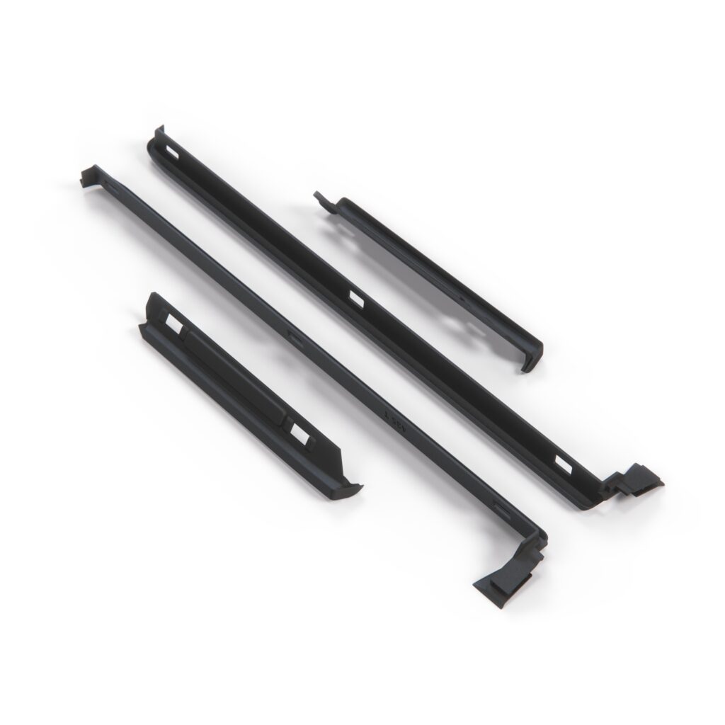 Mercedes R170 SLK Piping Rubber Seal Fender Sill Panel Set Of 4 Black ...