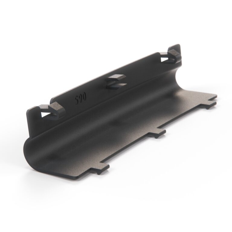 W124 Engine Installation Cover Heater Case Duct Black A1248210089