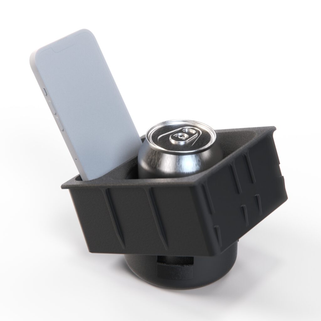 Mercedes R129 SL Custom Cup Holder And Mobile Phone Holder - Cupholder ...