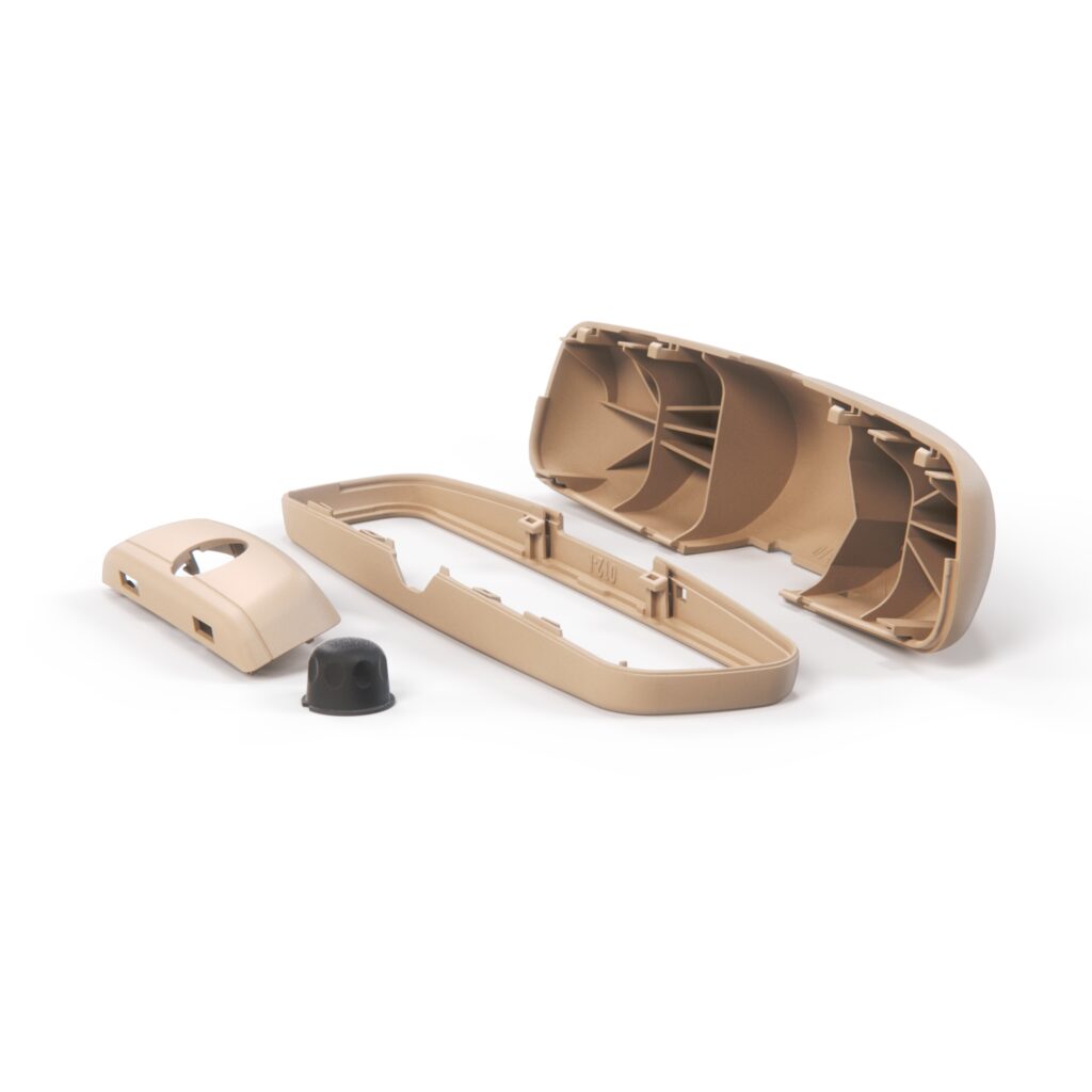 R129 A124 W140 Rear-View Mirror Cover – Complete (Frame + Shell ...