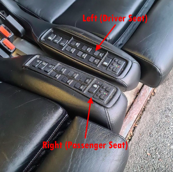 Recaro Bracket Frame For Electronic Seat Controls Left (Driver Seat) Or ...