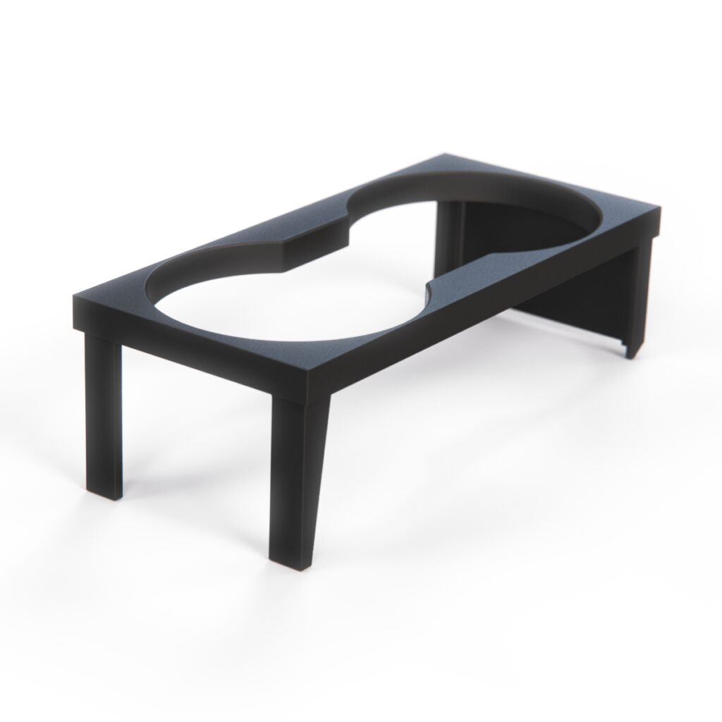 Audi 80 B3/B4 Dedicated Double Cupholder Short Version Black - OctoClassic