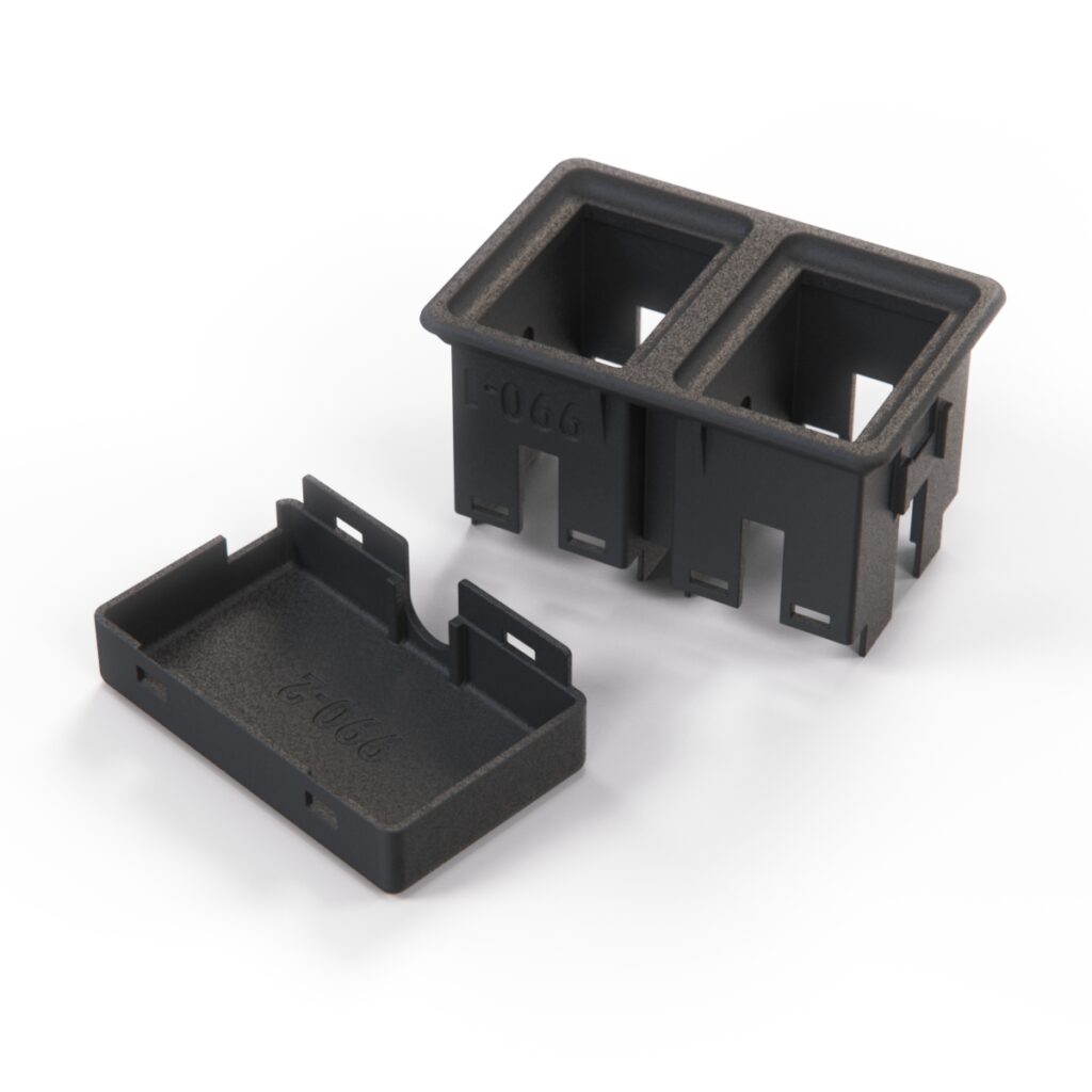 Jaguar XJS Dashboard Defrosrt & Foglight Switches Housing Black DAC11171