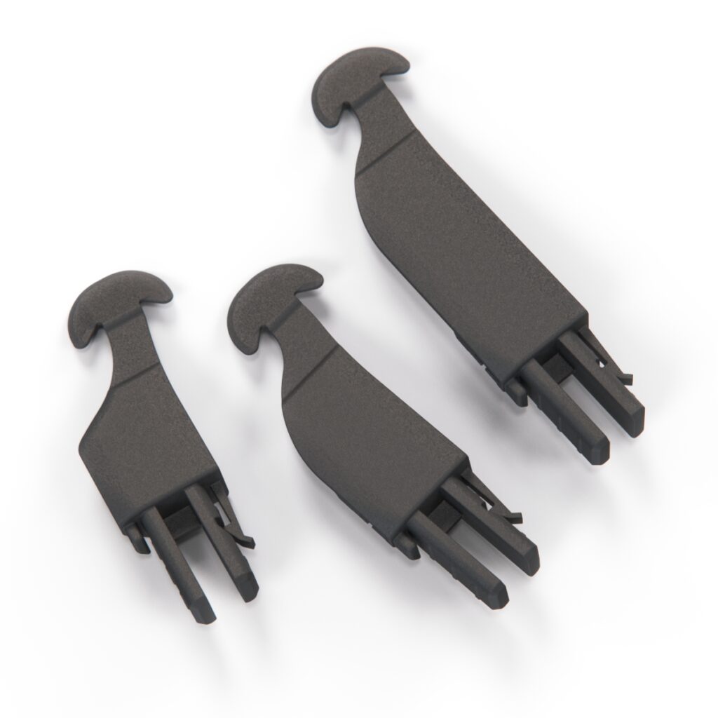 Fiat 500 Sunroof Bracket Repair Kit Set Of 3 Left Or Right Black ...