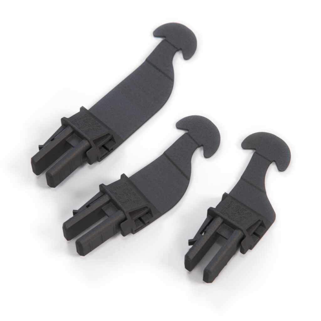 Fiat 500 Sunroof Bracket Repair Kit Set Of 3 Left Or Right Black ...