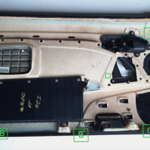 Mercedes R129 Interior Door Panel Clips Position Set Of 9 Kit Left Or ...