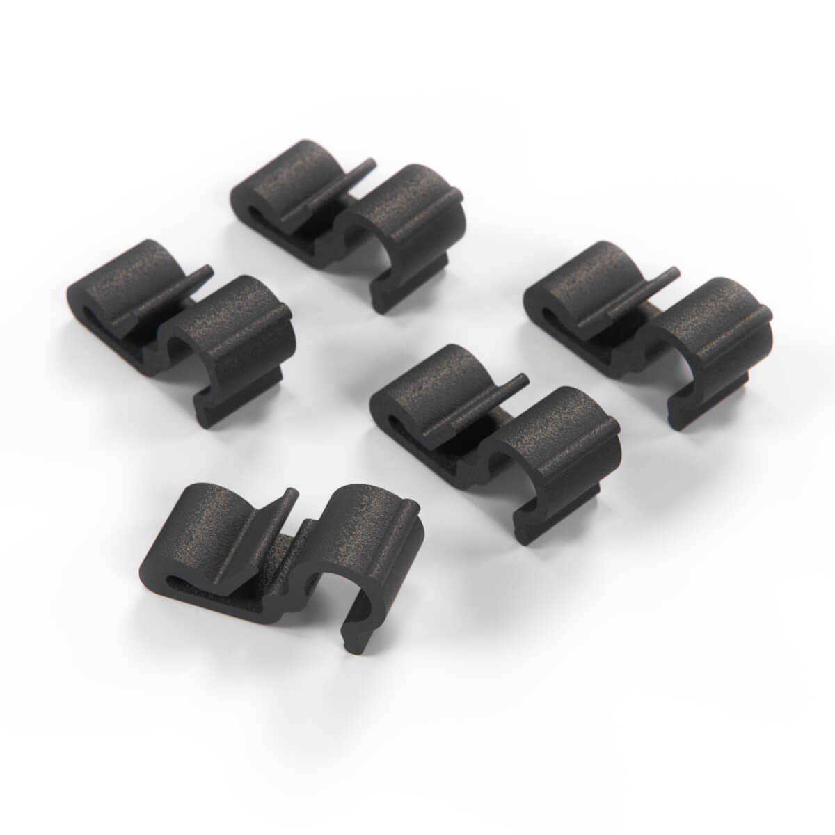 Ford Escort MK3 MK4 Windscreen Washer Hose Clips Set Of 5 Black 1654234