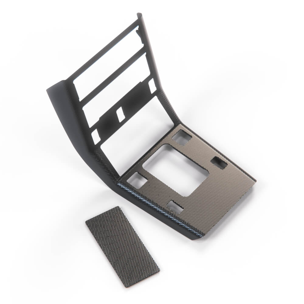 Mercedes R129 Center Console Trim Bezel Carbon 13 Versions A1296801739