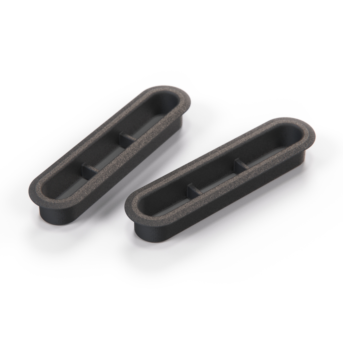 VW Beetle Rear Defrost Vent Trim Set Of 2 Primed Or Black 311819467