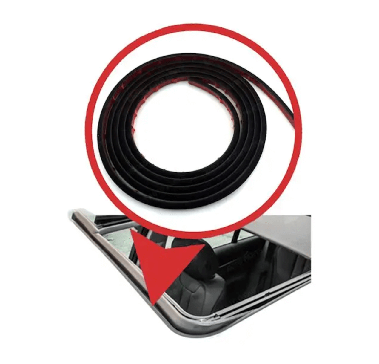 BMW E36 Sunroof Sliding Seal 54128165954