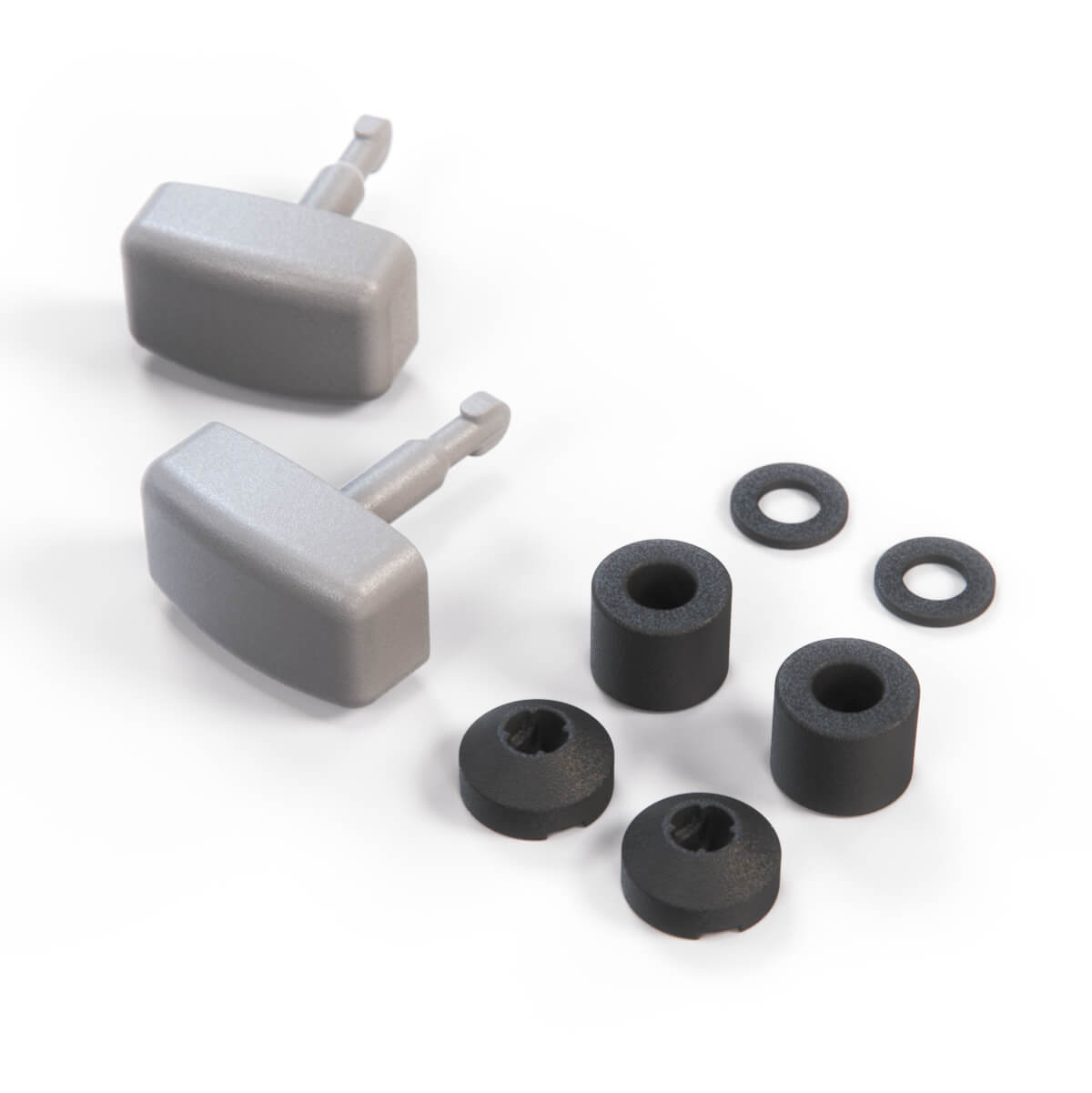 Mercedes W140 / W201 Rear Bumper Trailer Hitch Cover Clip Set Of 2 ...