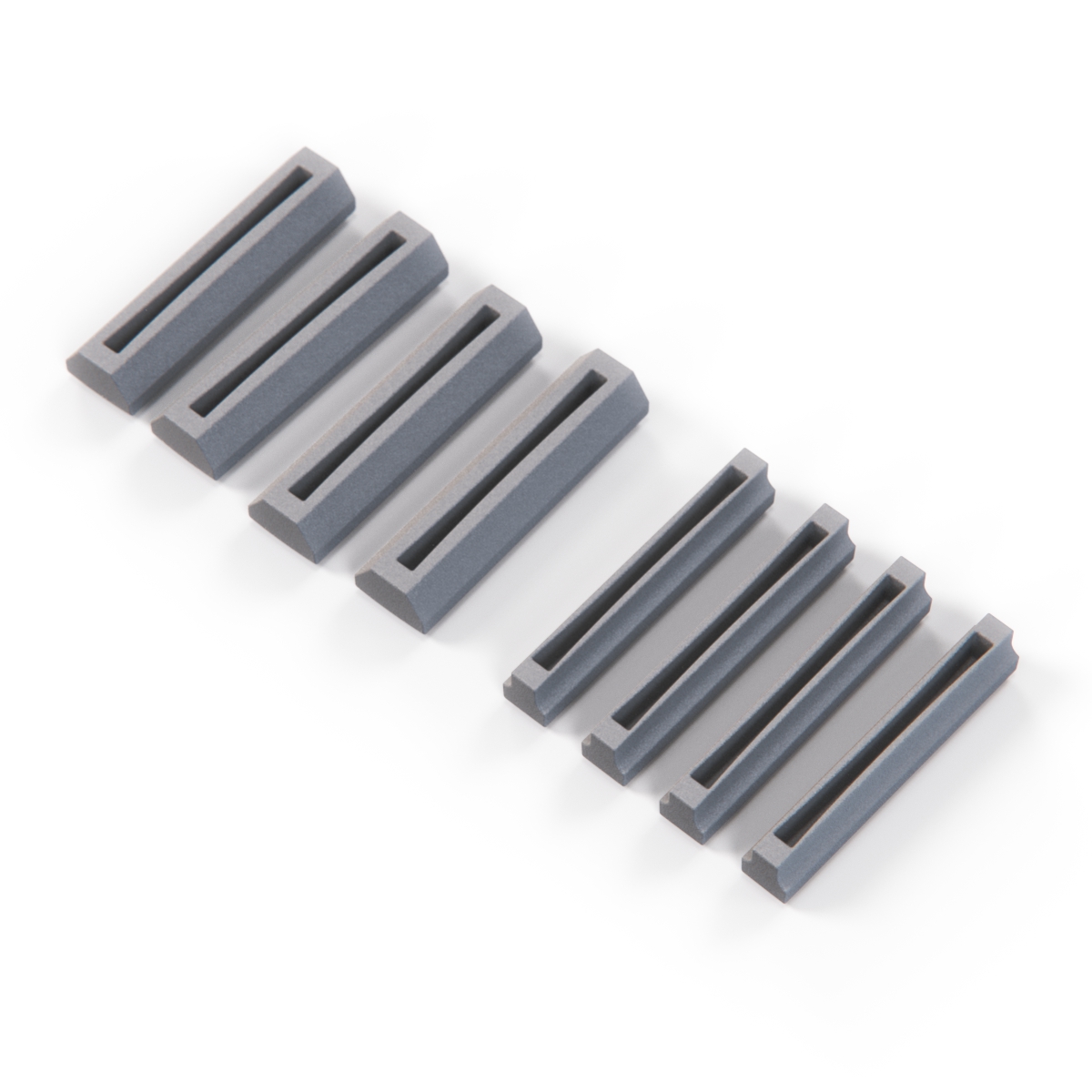 Mercedes SL SLC R107 Complete 1 Set Of Seat Rail Plastic Sliding Jaw ...